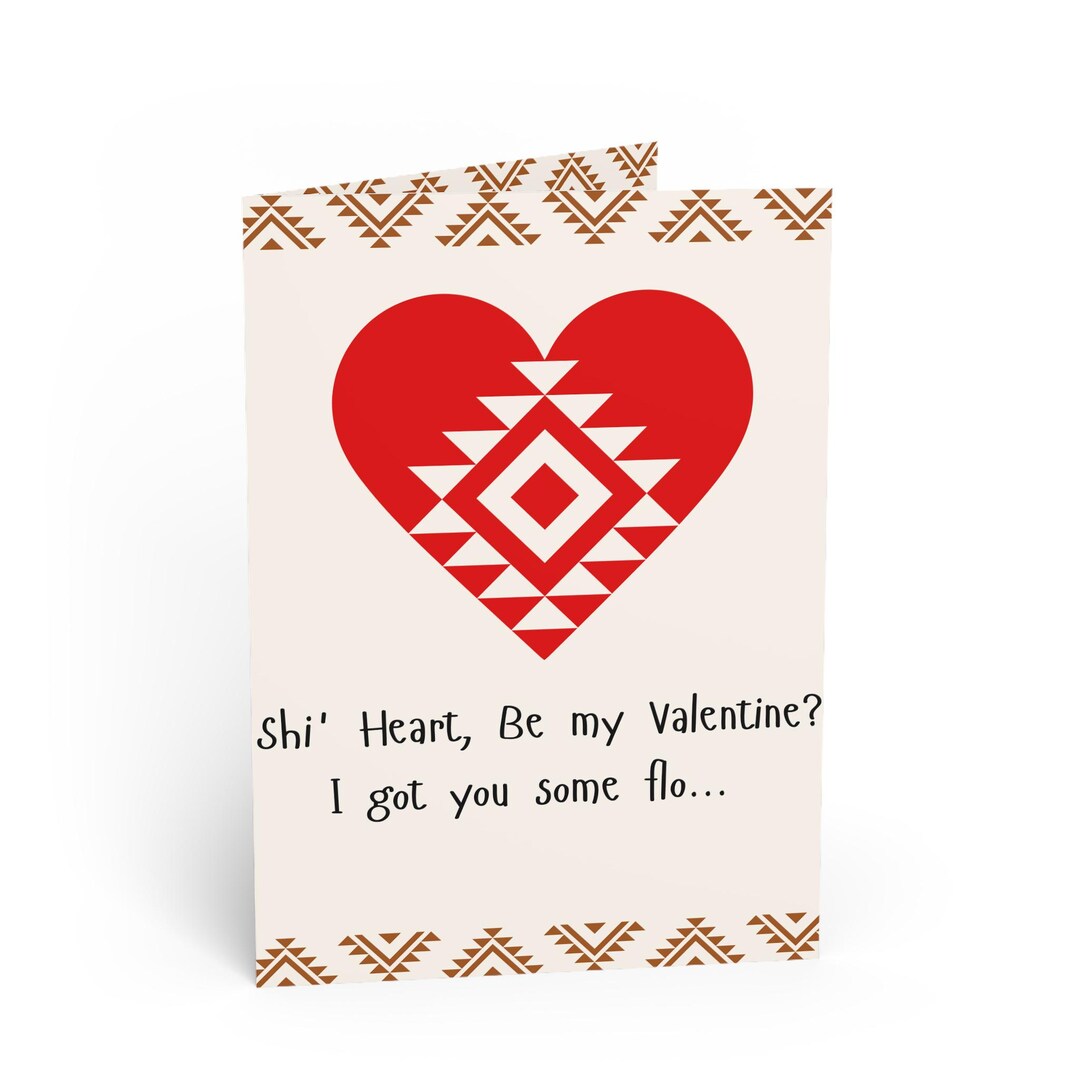 Navajo Valentine's Day Cards, Funny Indigenous Peoples Love Note Card ...