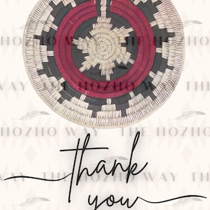 Vintage Navajo Ceremonial Thank You Card - Digital Copy - Etsy