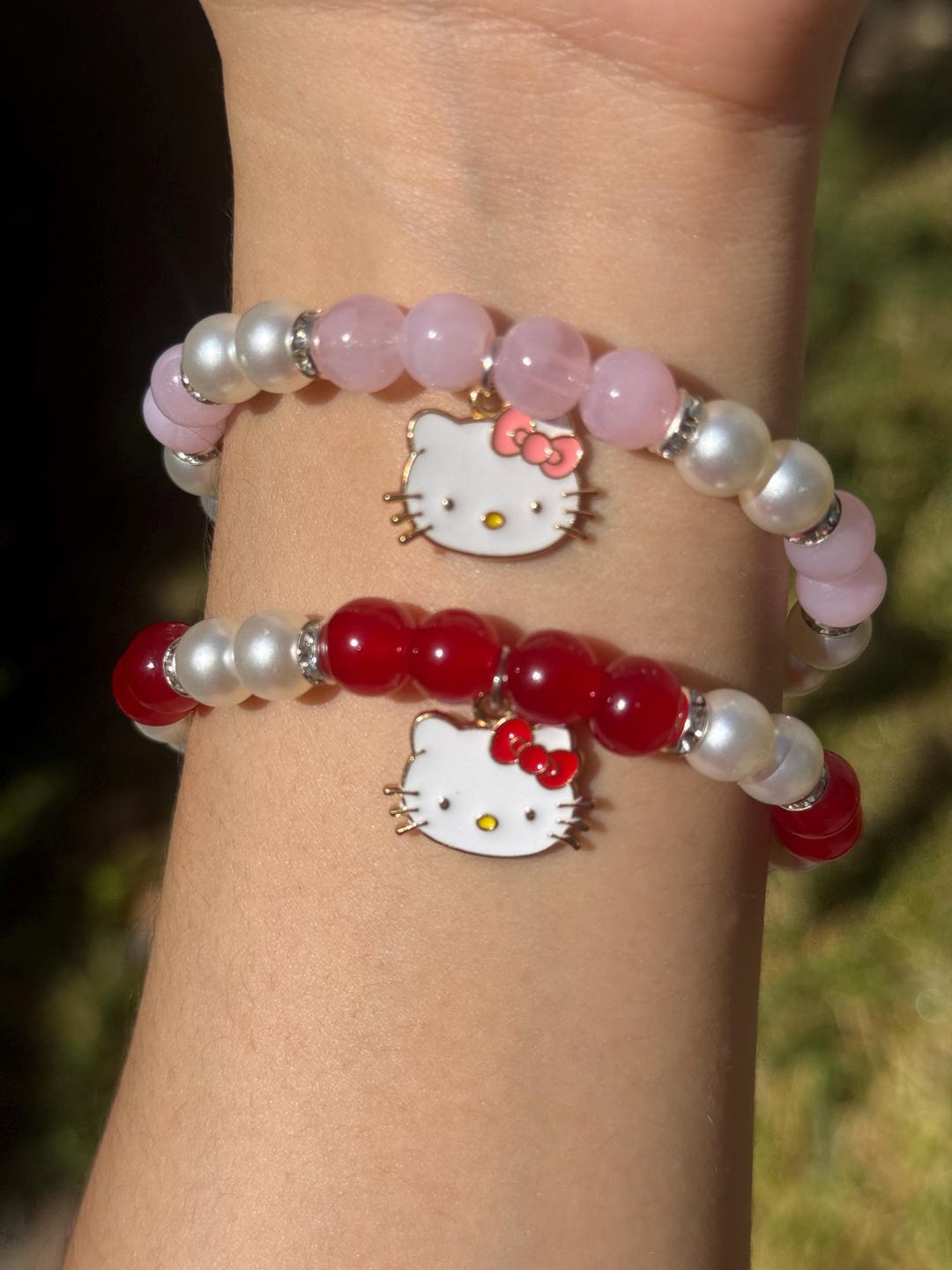 Hello Kitty Bracelet | Red Hello Kitty Bracelet | Pink Hello Kitty ...