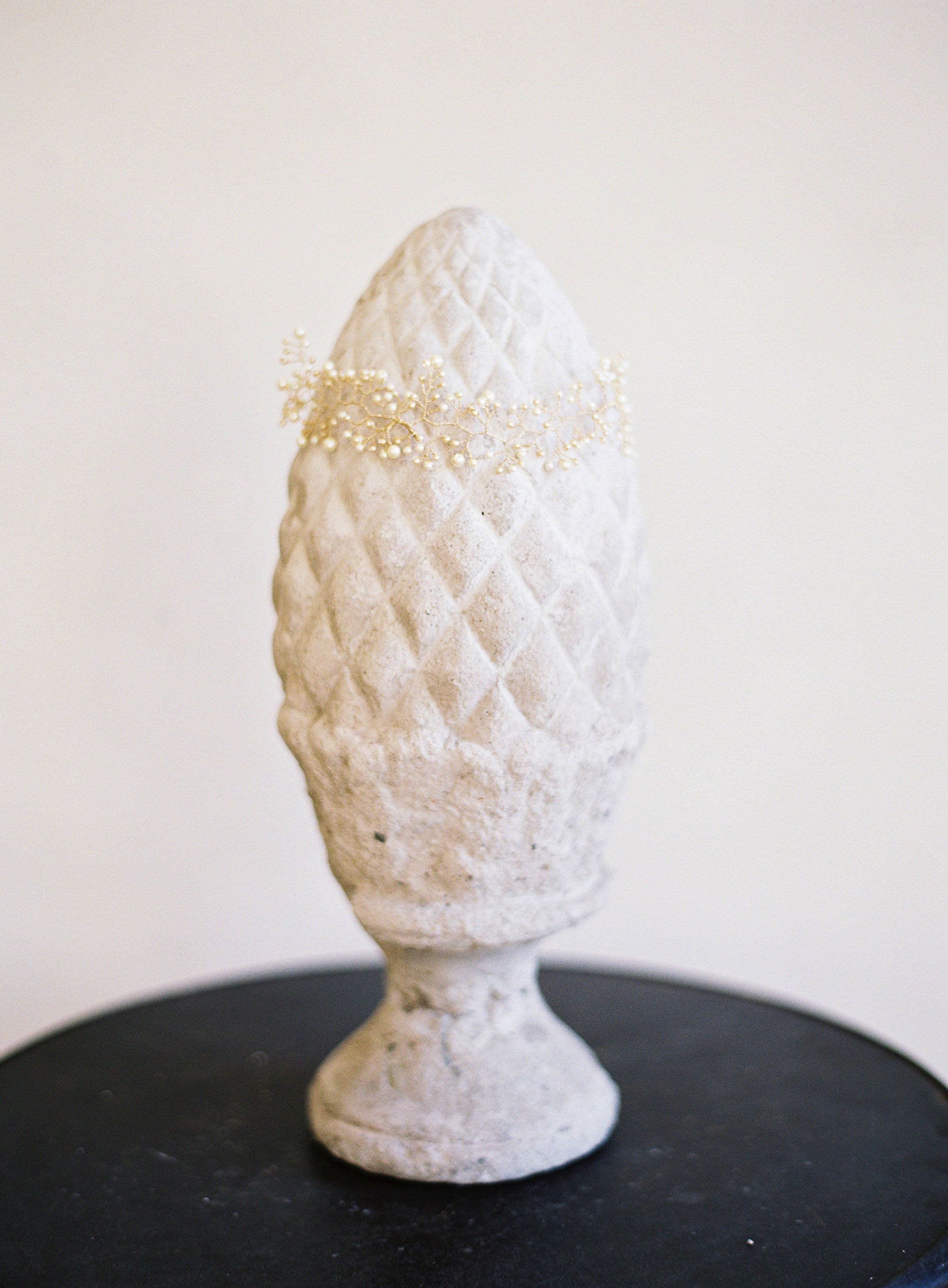 Delicate Pearl Crown Pearl Wedding Headband Bridal Hair | Etsy