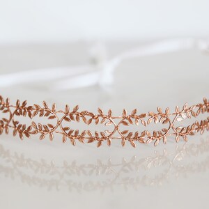 Rose Gold Fern Leaf Bridal Hair Piece, Crown, Bridal Hair Accessories ...
