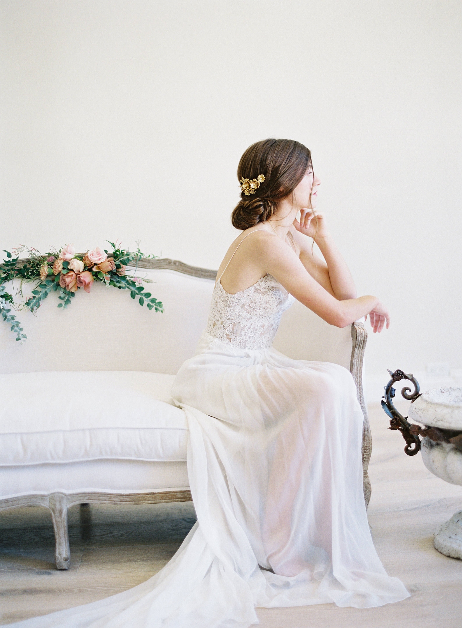 Rosebud Hair Combs Bridal Hair Piece Wedding Hair Piece | Etsy