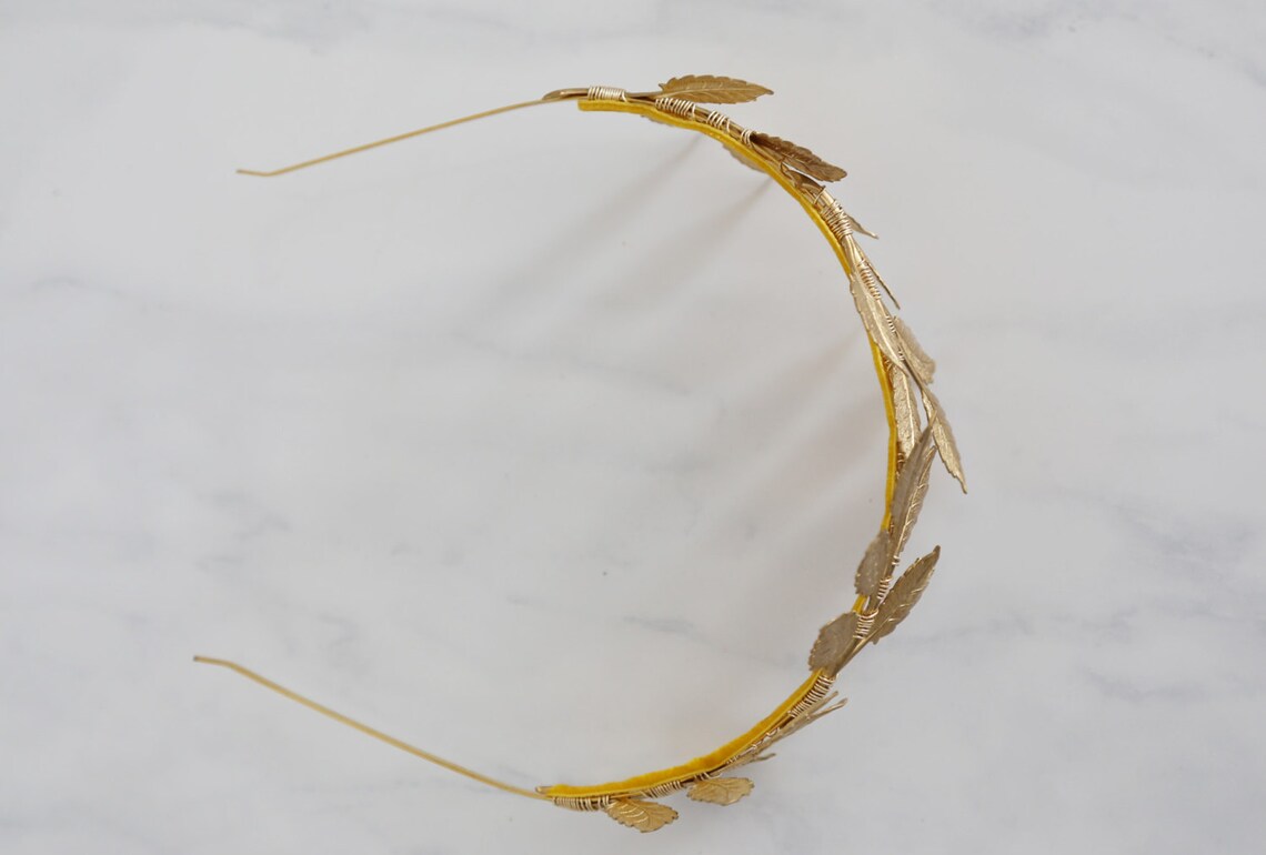 Oversized Leaf Headband - Bridal or Everyday Headband, Boho Crown ...