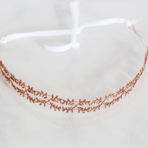 Rose Gold Fern Leaf Bridal Hair Piece, Crown, Bridal Hair Accessories ...