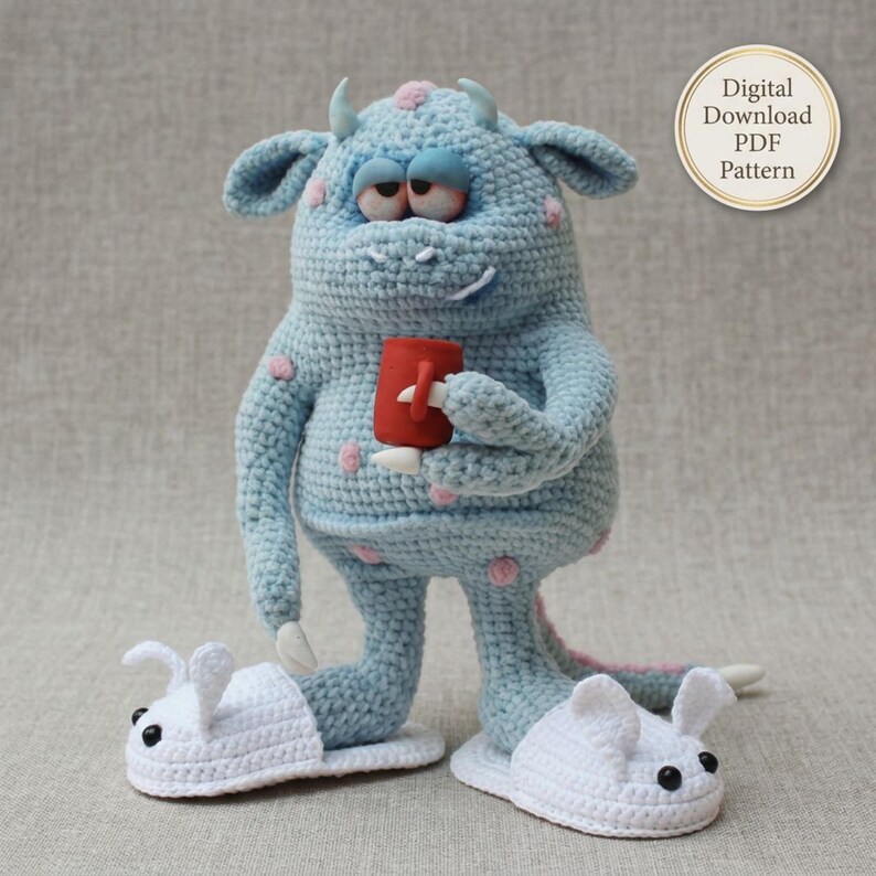 Monster Amigurumi Crochet Pattern Tutorial Lover (digital Download ...