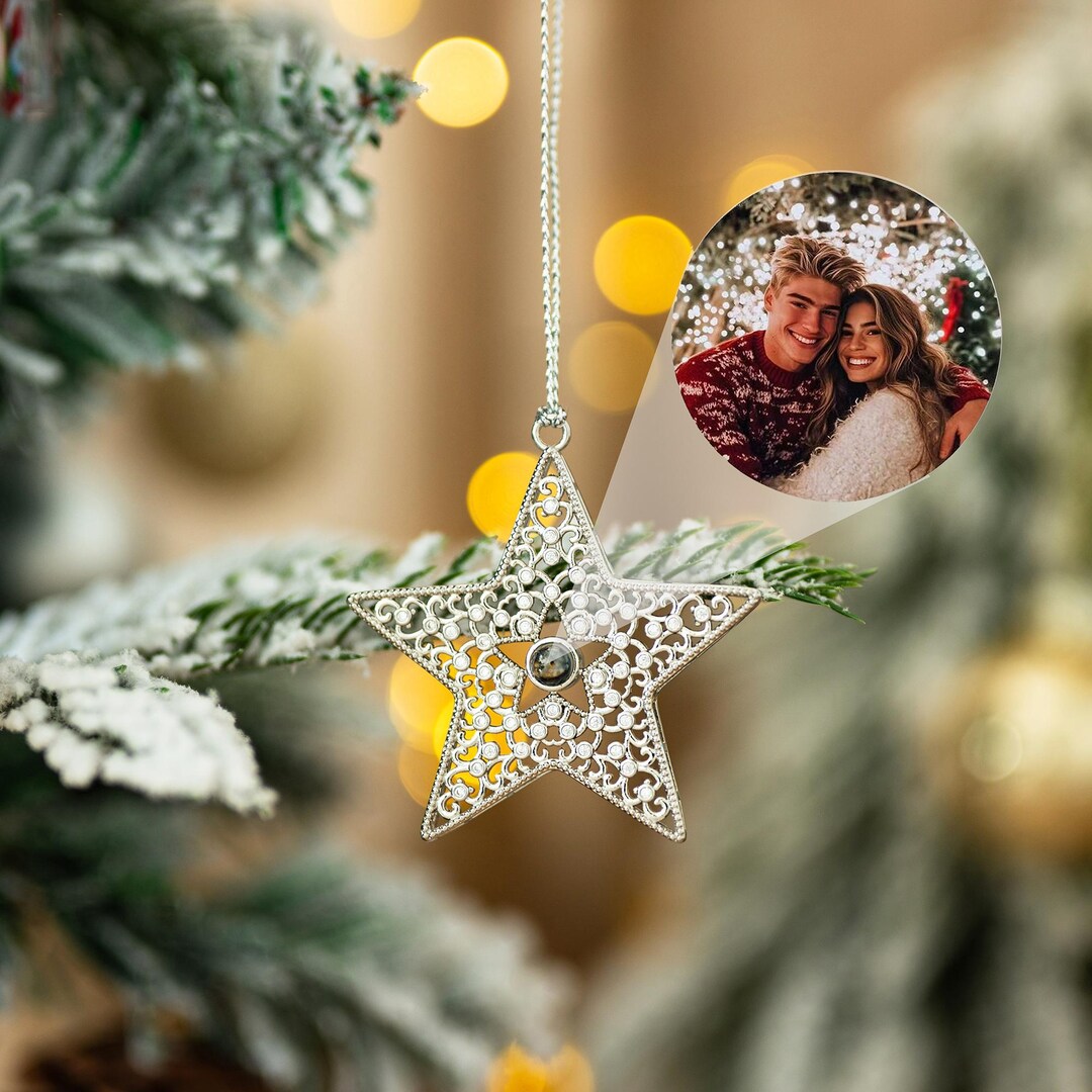 Custom Photo Memorial Decorations, Picture Inside Ornament, Photo ...