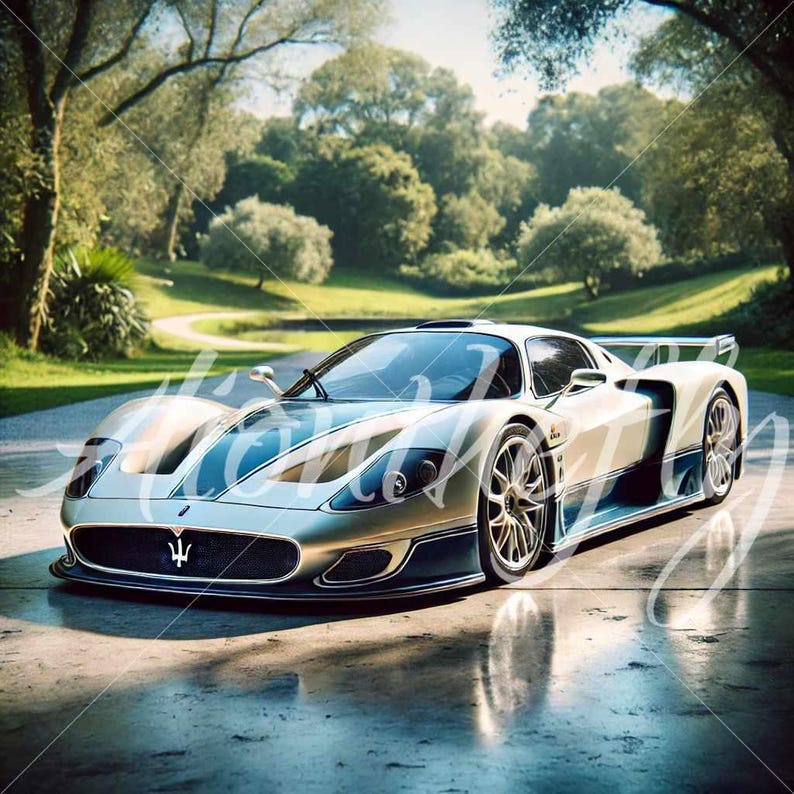 Maserati MC12 + Variations | Custom Maserati Digital Print | Exotic Car ...