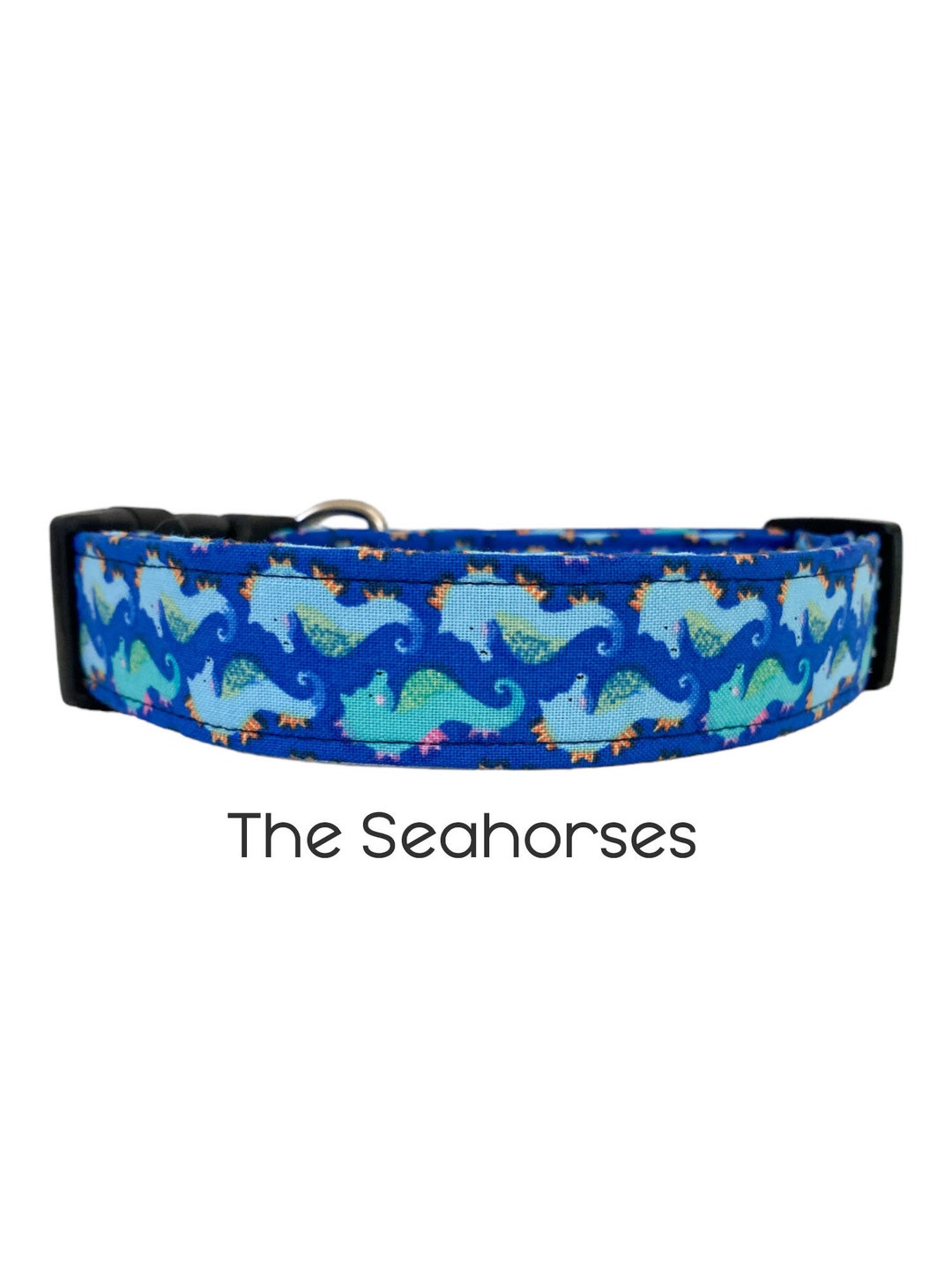Ocean Aquatic Seahorse Dog Collar / the Seahorses / Summer Collar ...