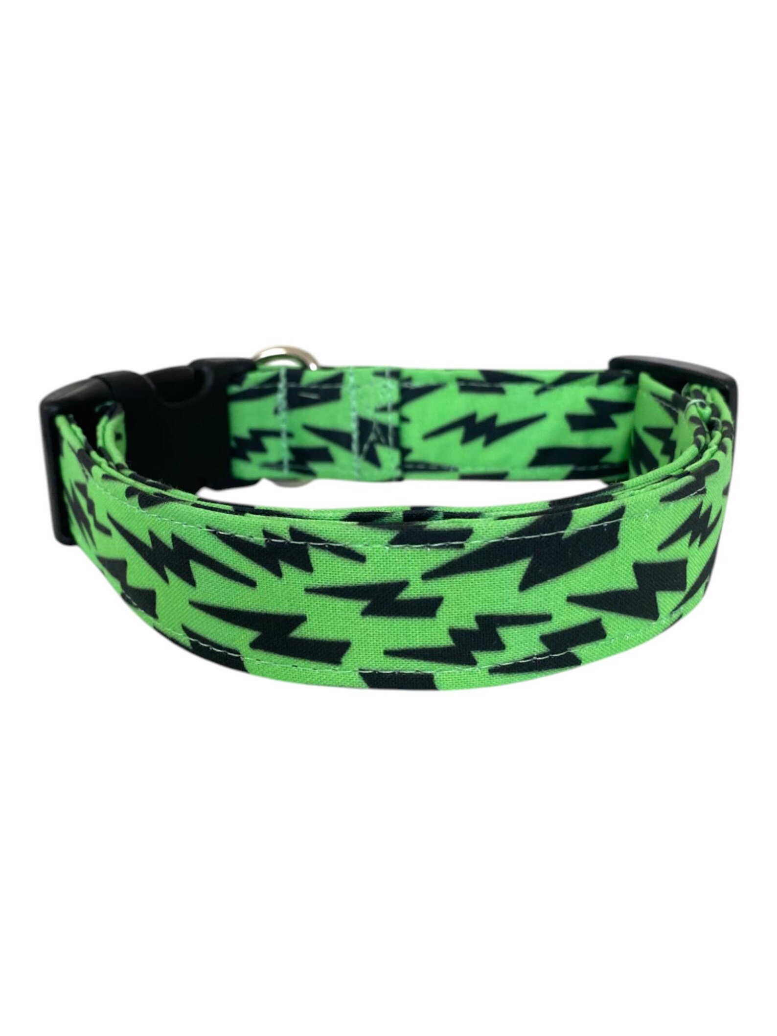 Lightning Bolts in Green Dog Collar / Electric, Thunderbolts, Neon ...