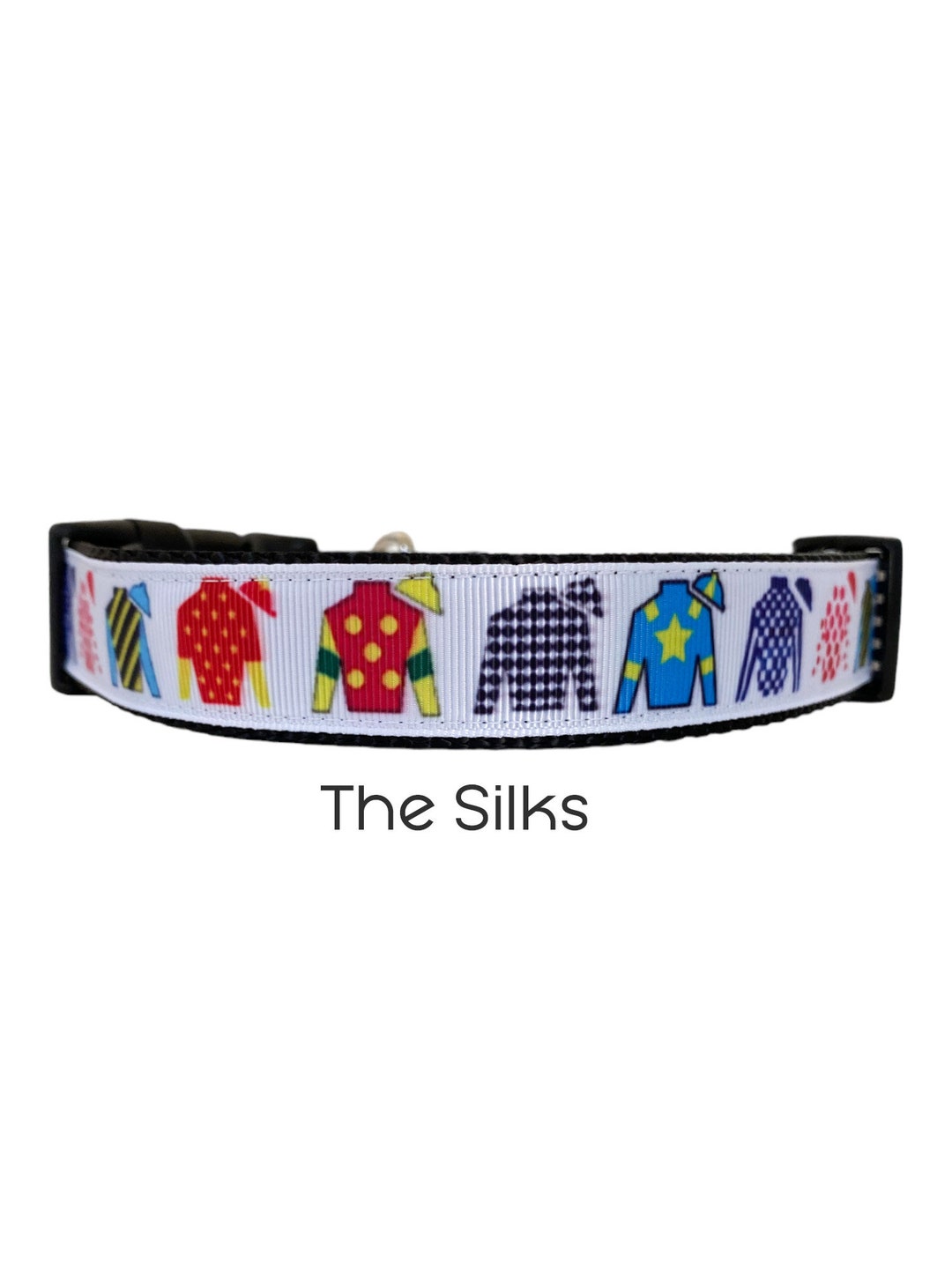 Jockey Horse Racing Dog Collar / the Silks / Colorful Horse Race Collar ...