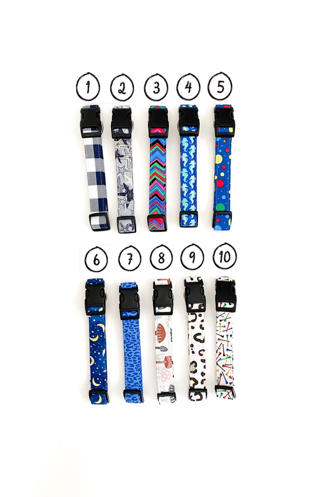 Size Medium 1" Wide - Sample Sale - Ready to Ship Dog Collars - Etsy