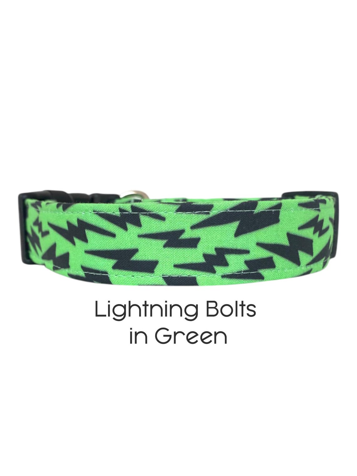 Lightning Bolts in Green Dog Collar / Electric, Thunderbolts, Neon ...