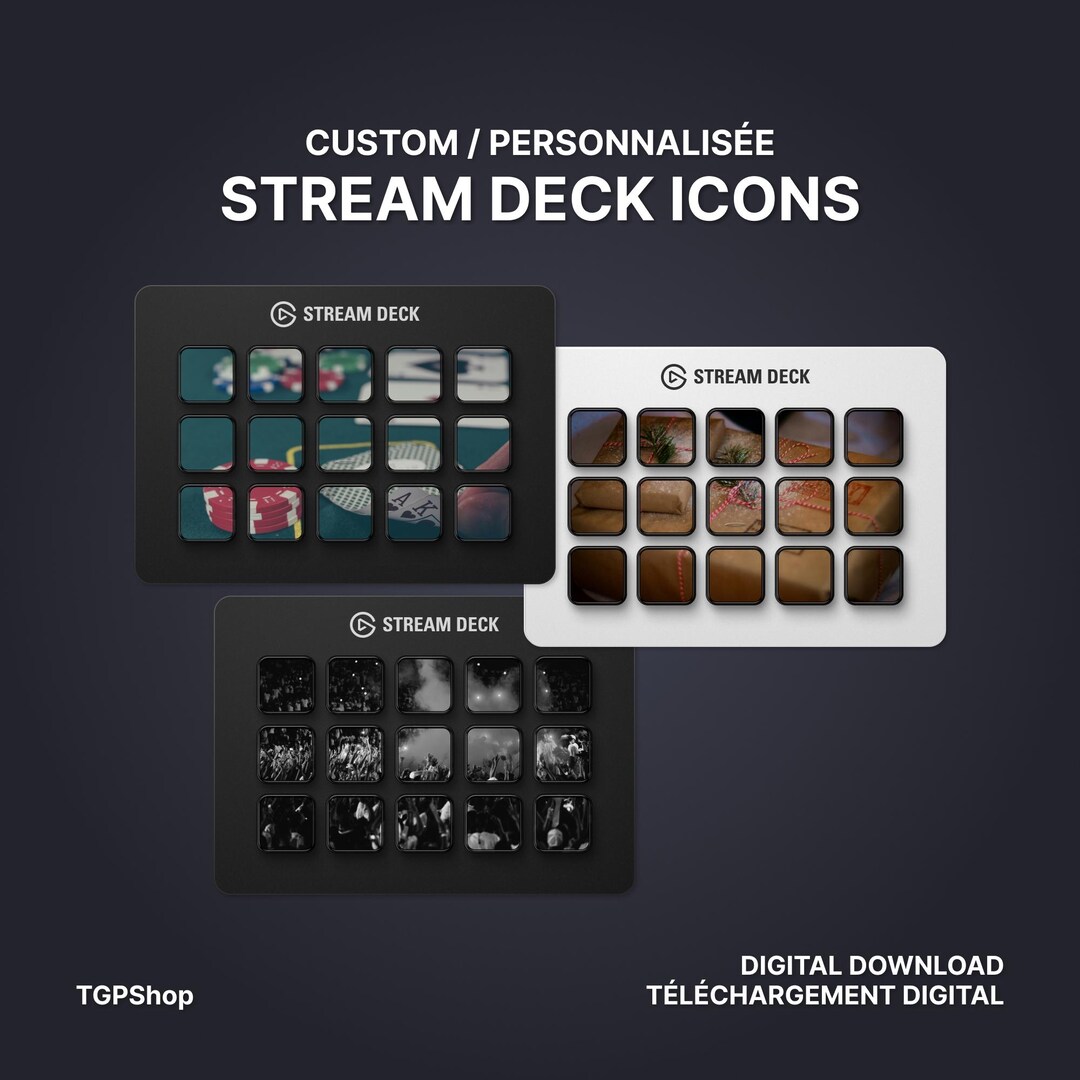 Custom Icons for Stream Deck – Custom Design for Any Size and Image You ...