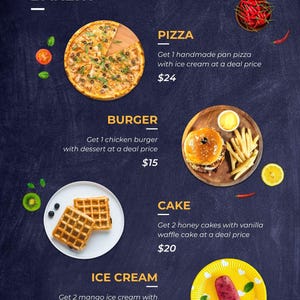 Fancy Menu Template - Etsy