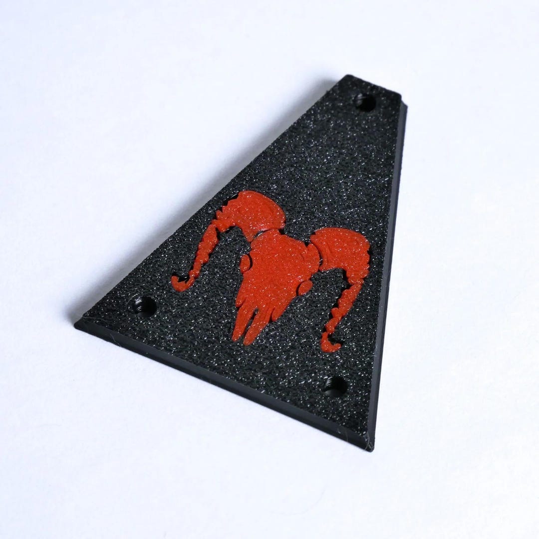 Custom Jackson Guitars Truss Rod Cover – Ram Skull (red & Black) - Etsy