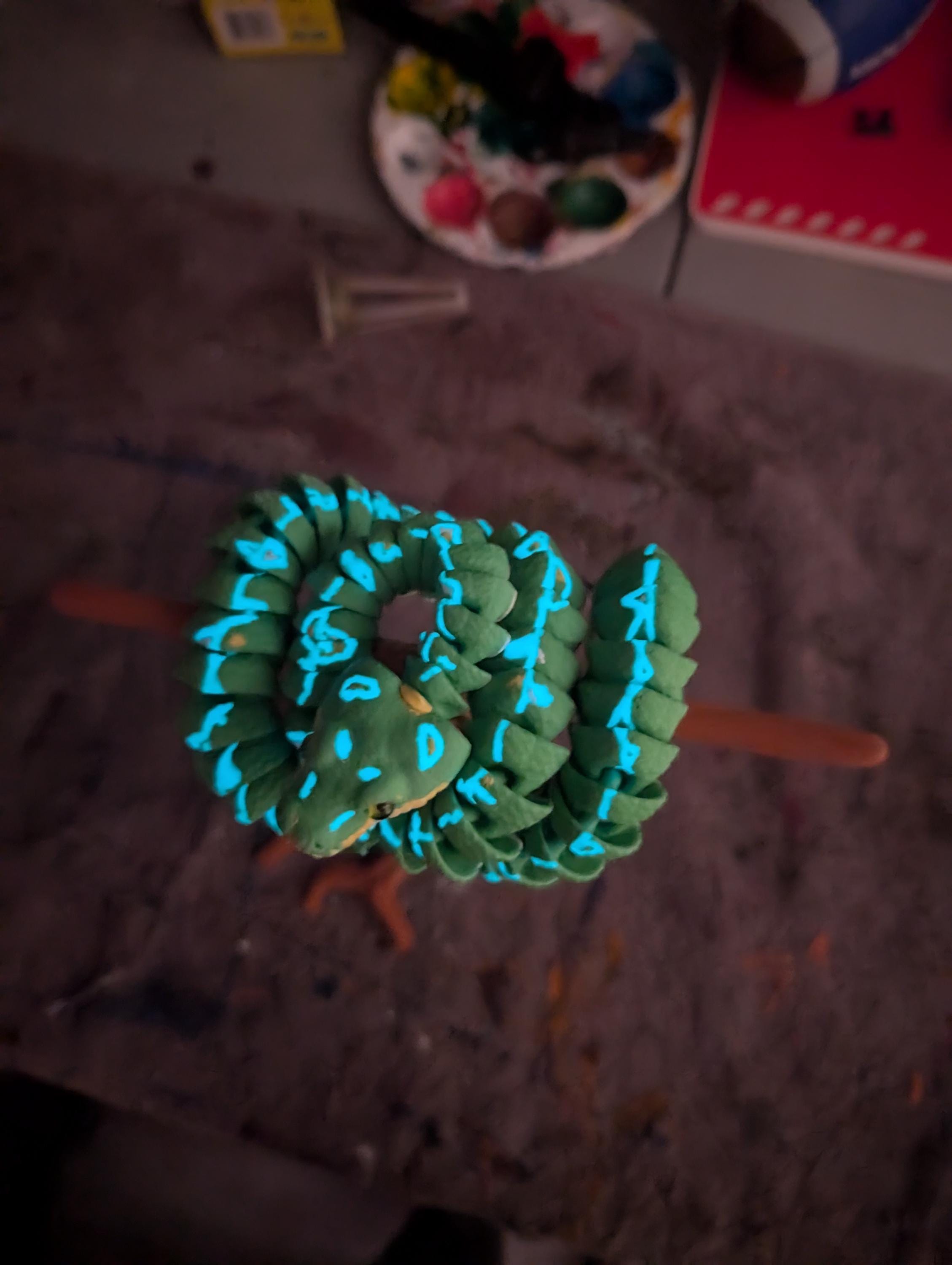 3d Printed Green Tree Python - Etsy