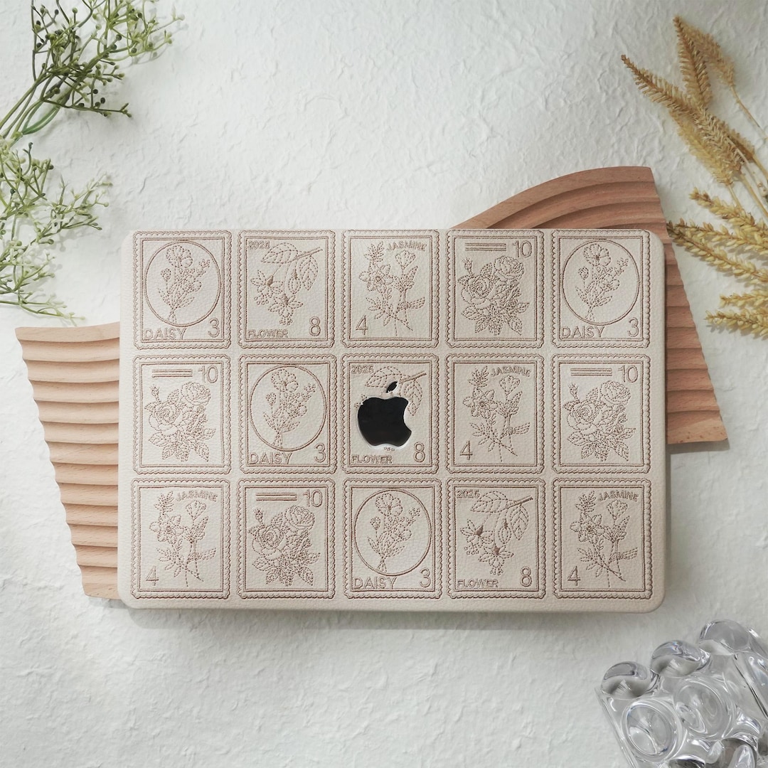 Light Color Warm Ivory Flora Post Premium Stitching Embroidery Case ...