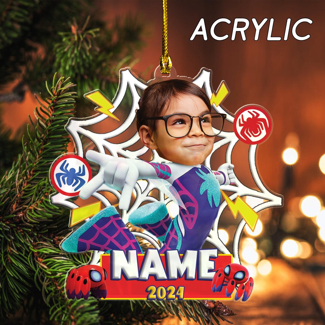 Personalized Spidey and His Amazing Friends Christmas Lights Ornament ...