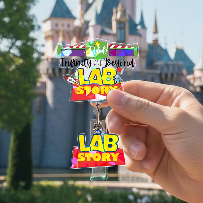 Lab Week 2026 Toy Story Badge Reel, Lab Story Disney Pixar ID Holder ...