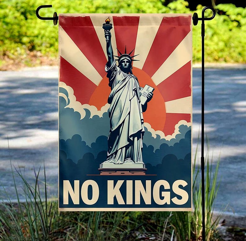 Immigrants Make America Great Garden Flag, Matisse Inspired Floral ...