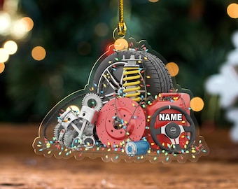 Mechanic Tool Box Ornament, Christmas Tree Mechanic Repair Shop Decor ...