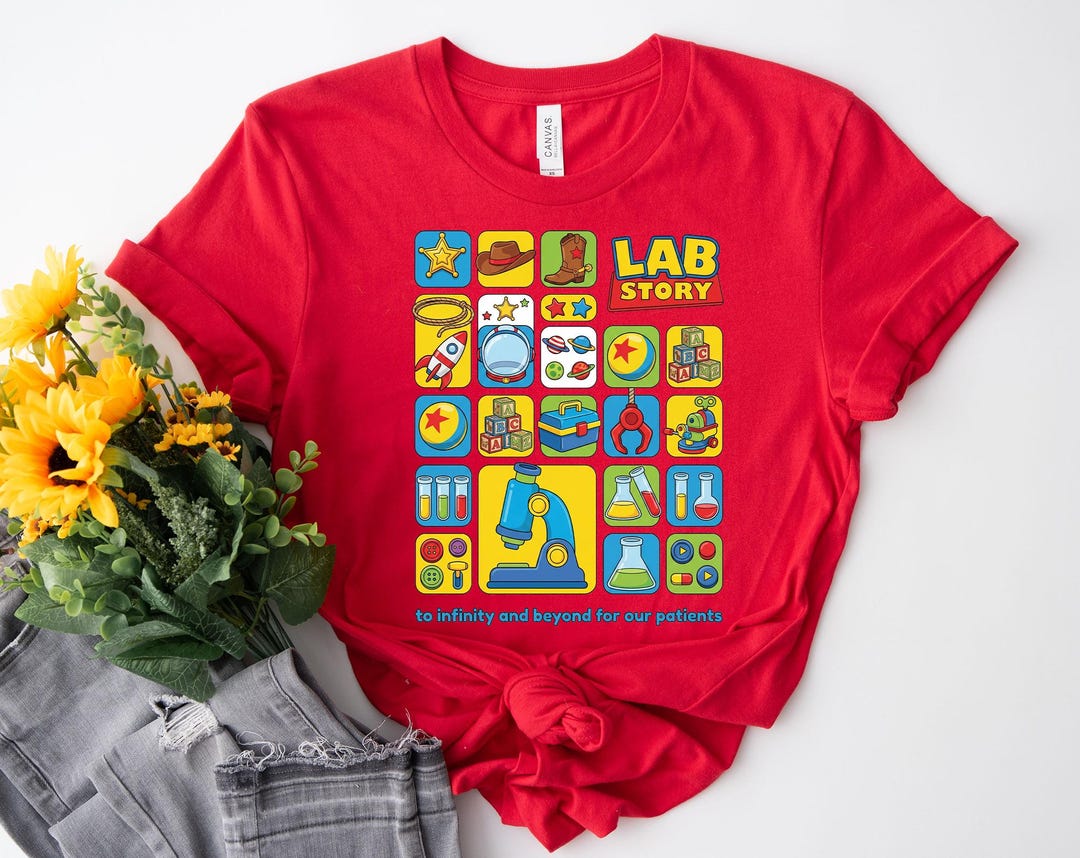 Lab Week 2026 Toy Story Shirt, Lab Story Science Team Tee, Funny Lab ...