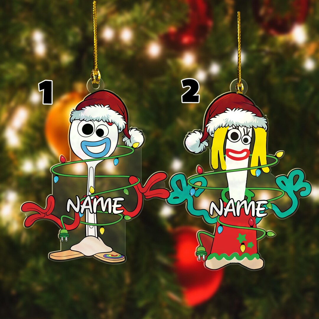 Toy Story Forky Ornament, Custom Name Toy Story Ornament, Custom ...