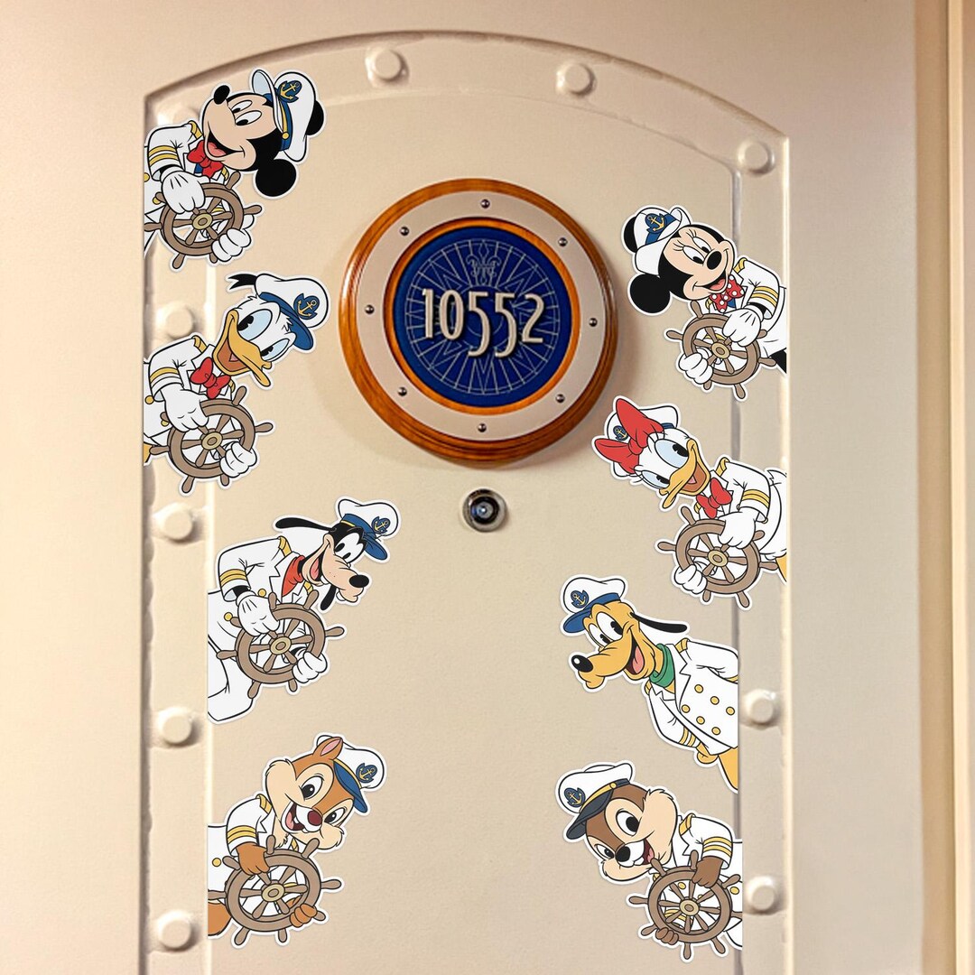Captain Mickey & Sailor Friends -disney Movie Inspired Magnets Cruise ...