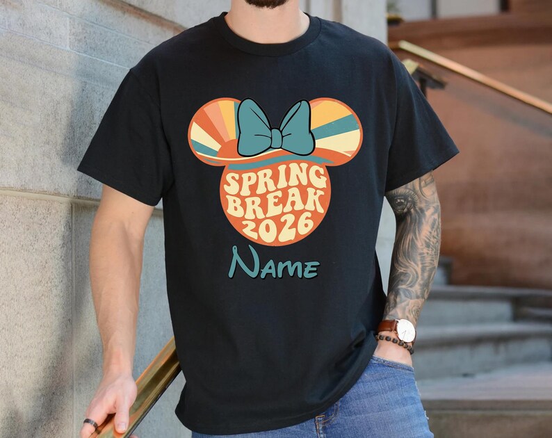Disney Spring Break 2026 Shirts,custom Disney Family Spring Break 2026 ...
