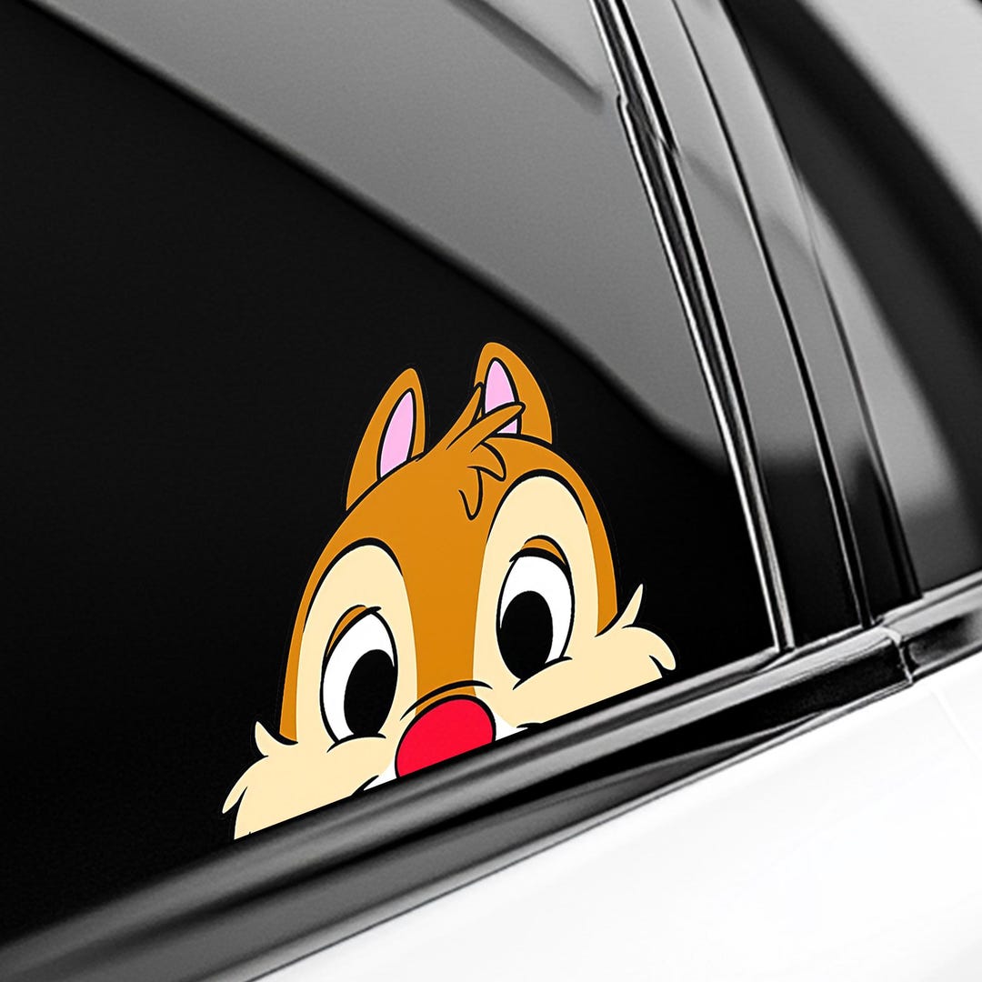 Dale Peekaboo Peeker Peeking Car Window Decals - Bumper Waterproof ...