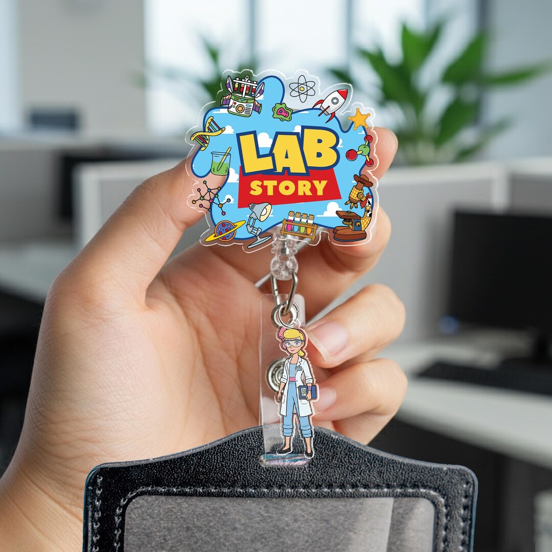 Lab Week 2026 Badge Reel, Lab Story Woody Jessie Theme, Badge Holder ...