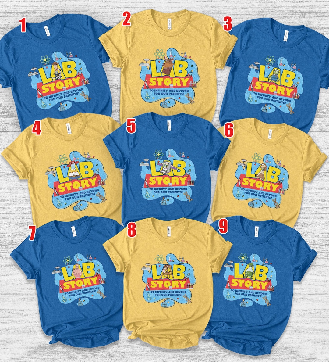 Lab Week 2026 Toy Story Shirt, Lab Story Science Team Tee, Funny Lab ...
