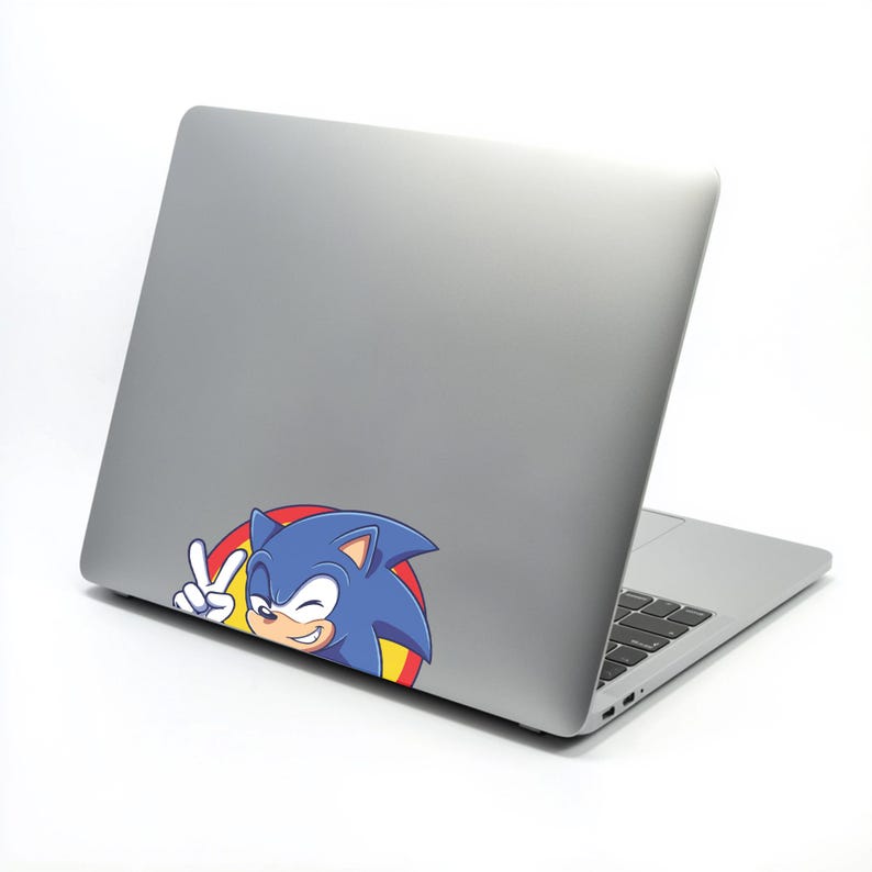Winking Sonic Peeker Peeking Car Window Decals - Bumper Waterproof ...