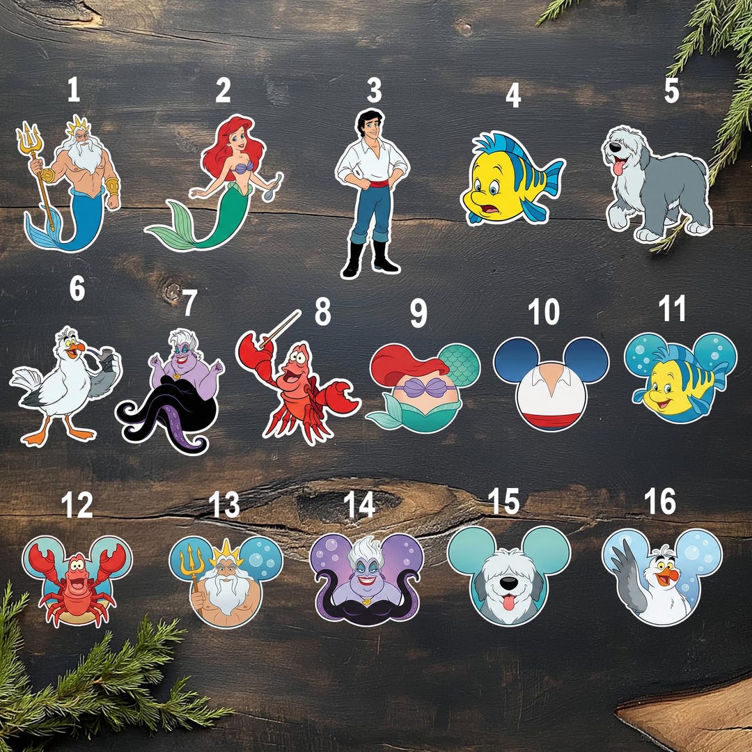 The Little Mermaid Disney Cruise Line Magnet Magnet, Ariel Princess ...