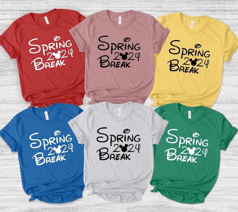 Disney 2026 Spring Break Squad Shirt, Disney Family Shirt, Disneyland ...