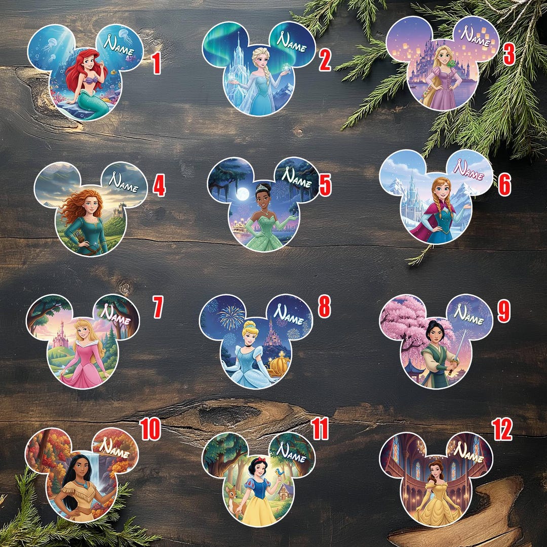Princesses Disney Inspired Cruise Magnets Princess Cruise Magnet ...