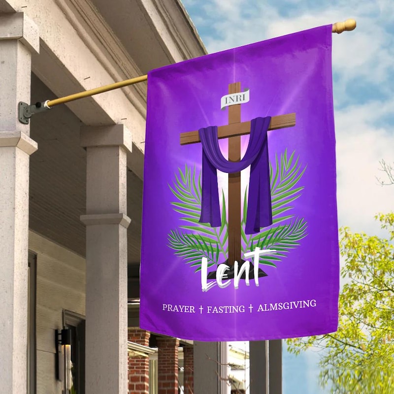 Lenten Flag Banner - Etsy
