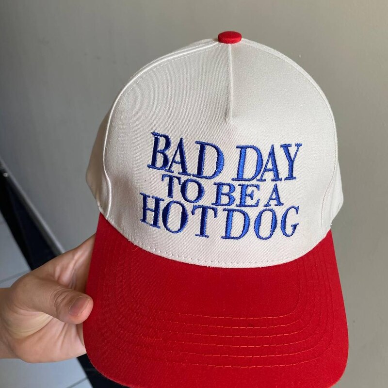 Bad Day to Be a Hotdog Hat - Etsy