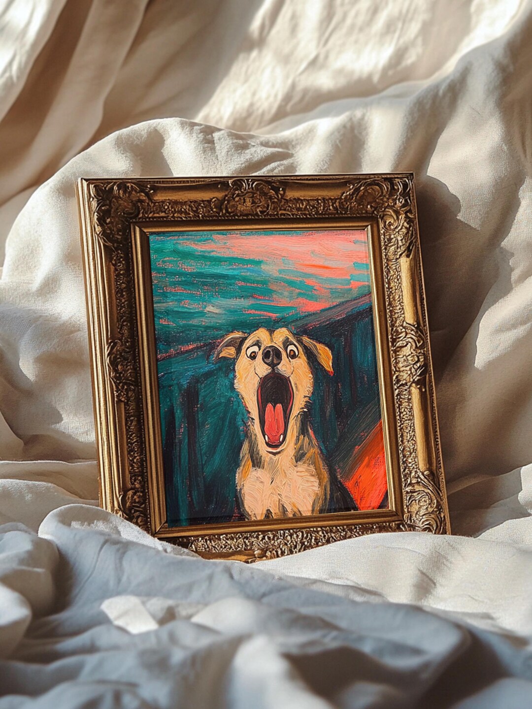 The Howl | Edvard Munch "the Scream" Adaption | Oil on Canvas Physical ...