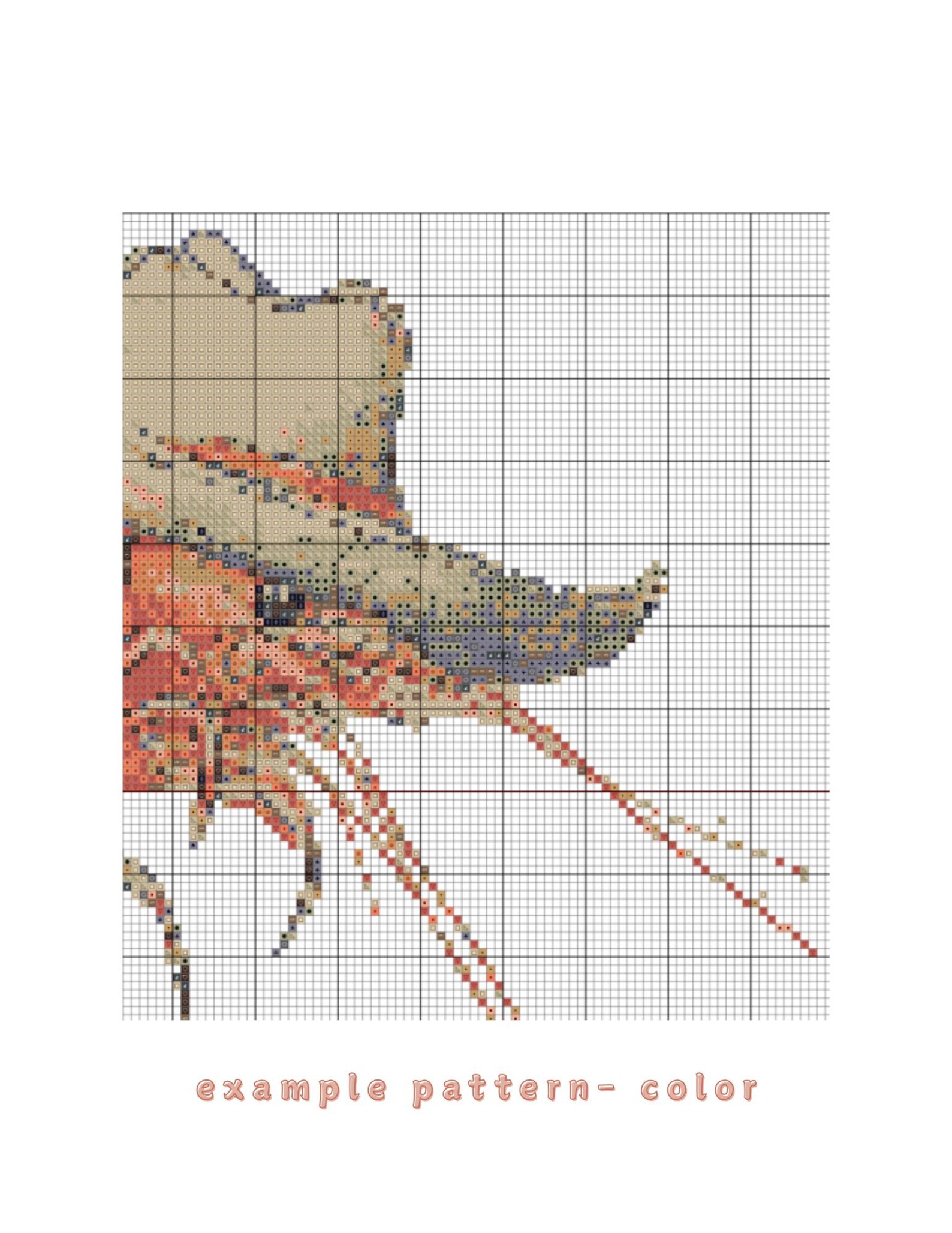 Shrimp Cowboy Cross Stitch Pattern Funny Western Prawn PDF Modern ...
