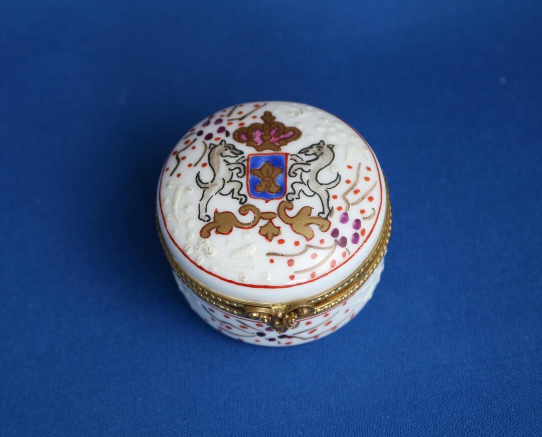 Antique Edme Samson Box, Pill Box, Trinket Box, Ring Box or Snuff Box ...