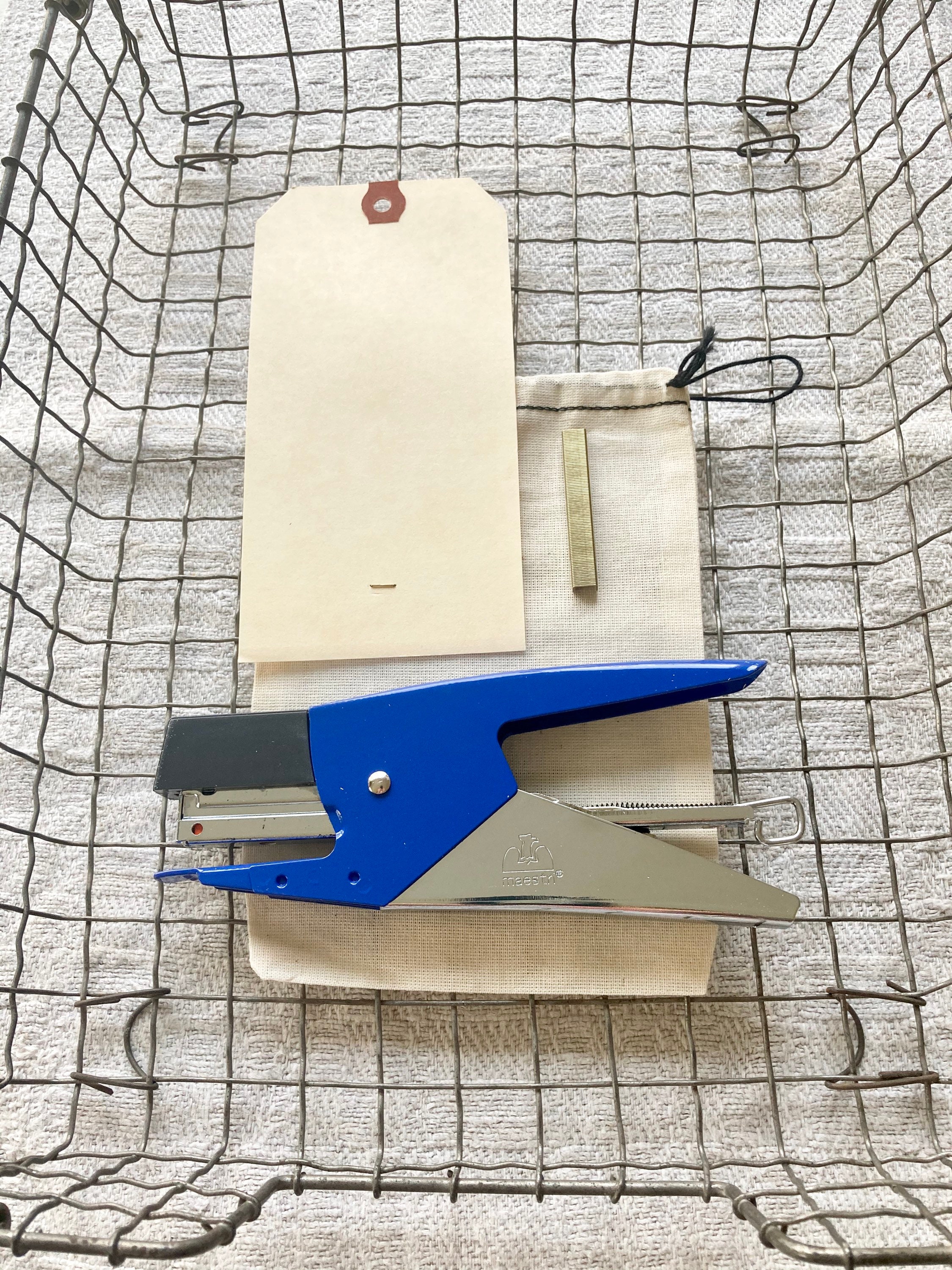 Italian Stapler 1,000 Tiny Brass Staples Included - Etsy