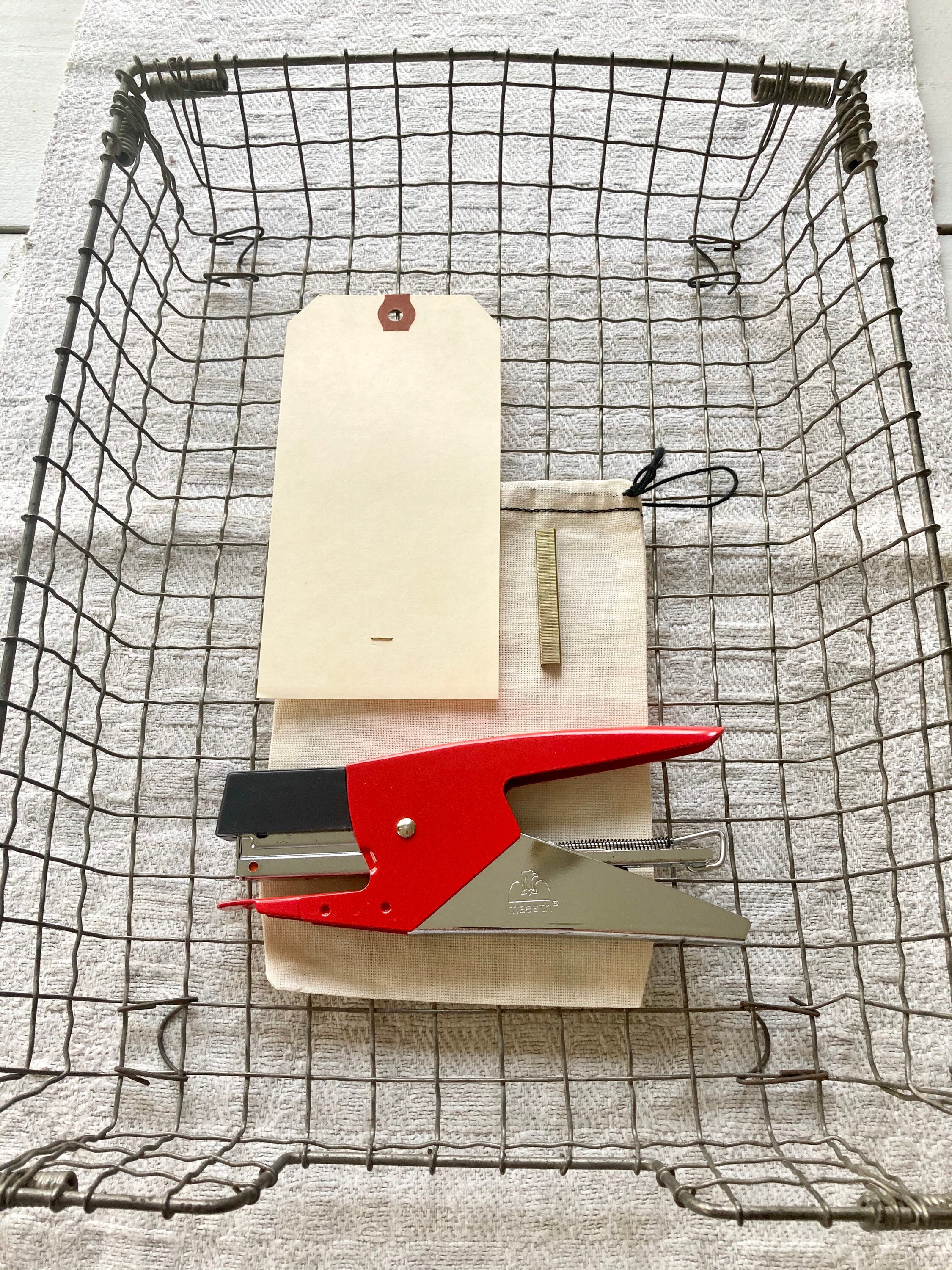 Italian Stapler 1,000 Tiny Brass Staples Included - Etsy