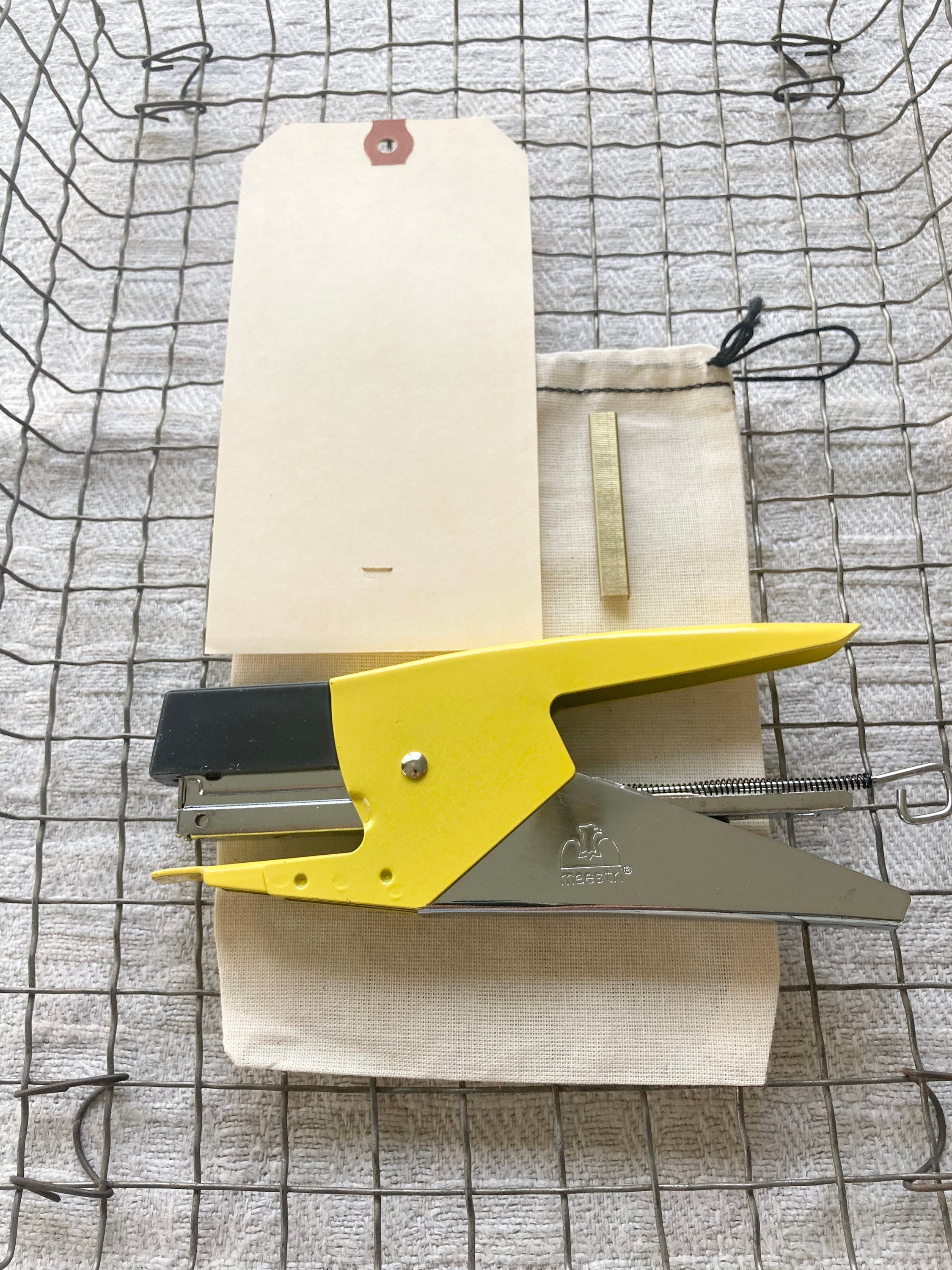 Italian Stapler 1,000 Tiny Brass Staples Included - Etsy