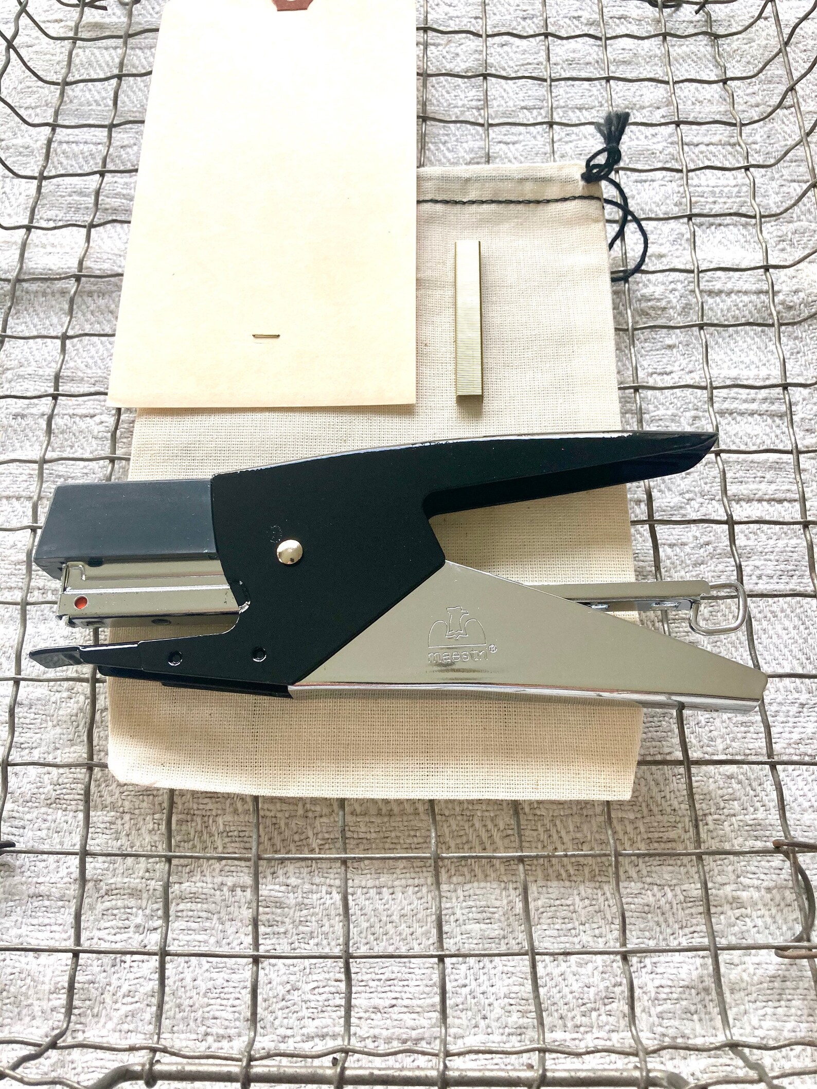 Italian Stapler 1000 Tiny Brass Staples Included FREE | Etsy