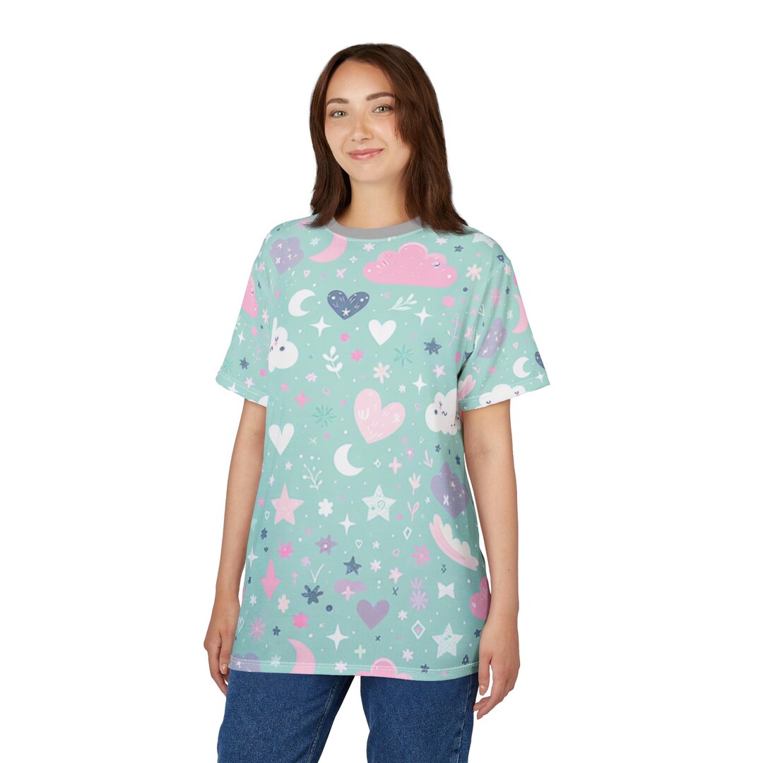 Kawaii Unicord Unisex Tee, Funny Cute Gift for Girls, Soft Colors ...