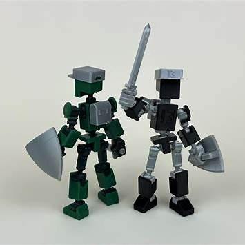 MINI 13 Printable Jointed Figure – 3D Printed Articulated Action Figure ...