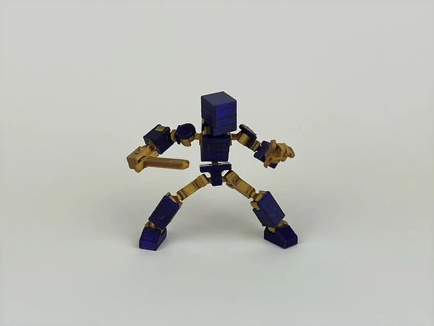 MINI 13 Printable Jointed Figure – 3D Printed Articulated Action Figure ...