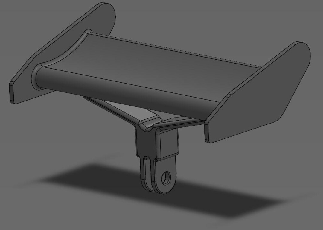 Spoiler for Gopro-mount (*.stl) - Etsy