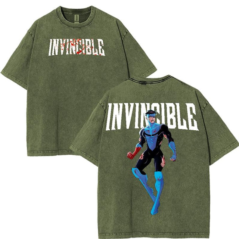 Comfort Color Limited Invincible Mark Grayson T Shirt, Superhero Shirt ...